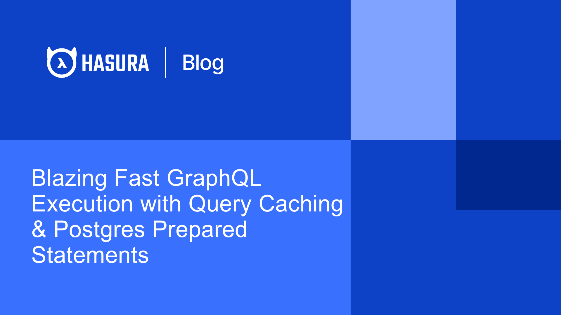 Blazing Fast Graphql Execution With Query Caching And Postgres Prepared Statements
